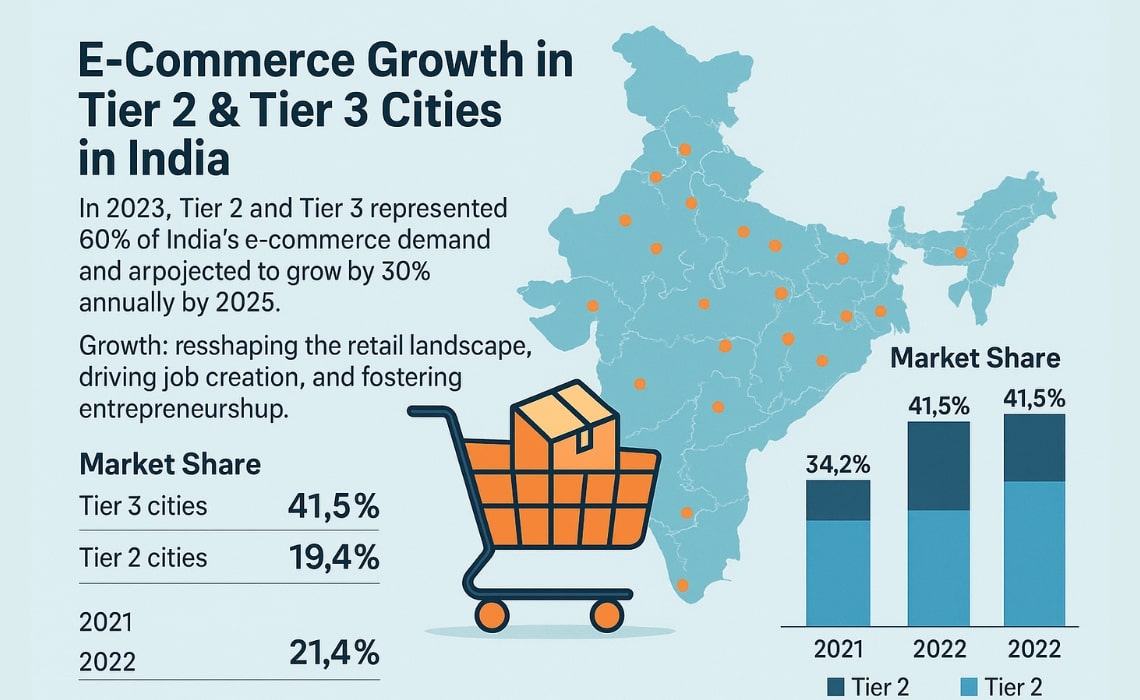 Tier 2 and Tier 3 E-commerce in India: How Founders Can Win